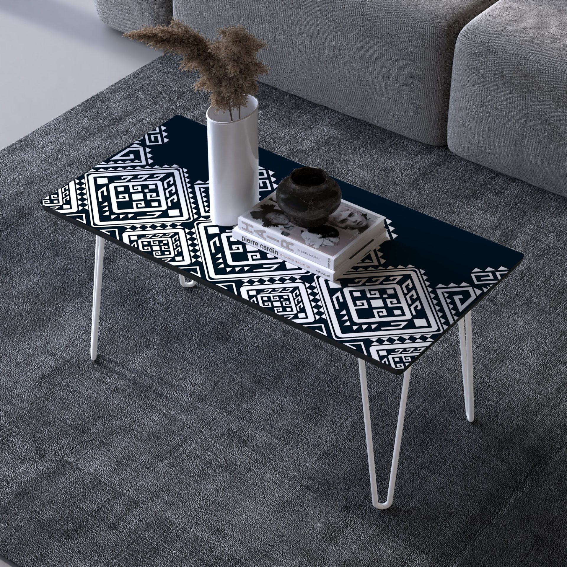 Indigo Aztec Ethereal Timber Table - Artistic Furniture, Real ...