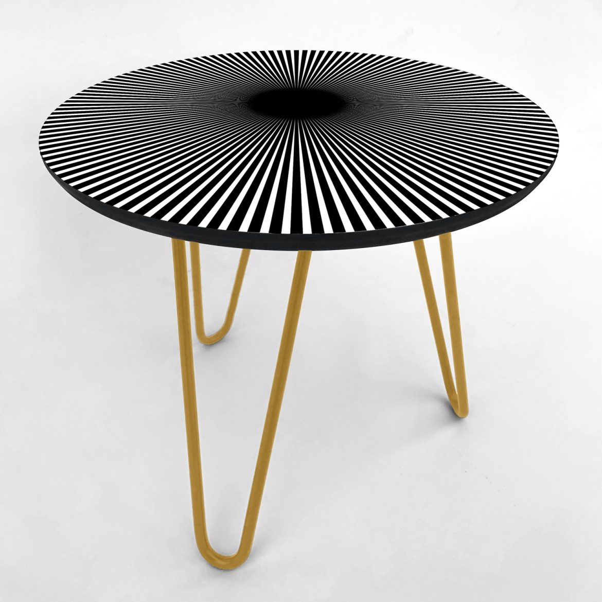 Rising Rays Circulus Oak White Essence Table - Artistic Furniture, Real ...