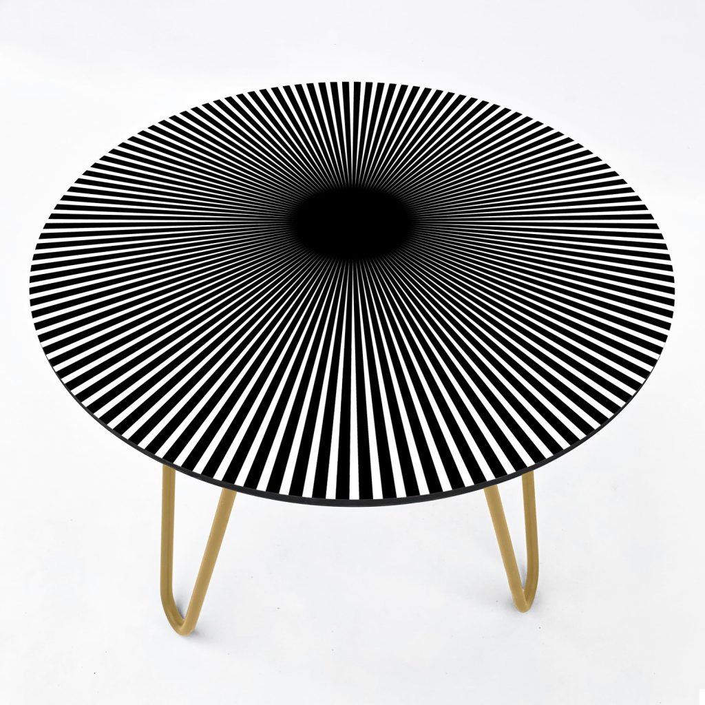 Rising Rays Circulus Oak White Essence Table - Artistic Furniture, Real ...