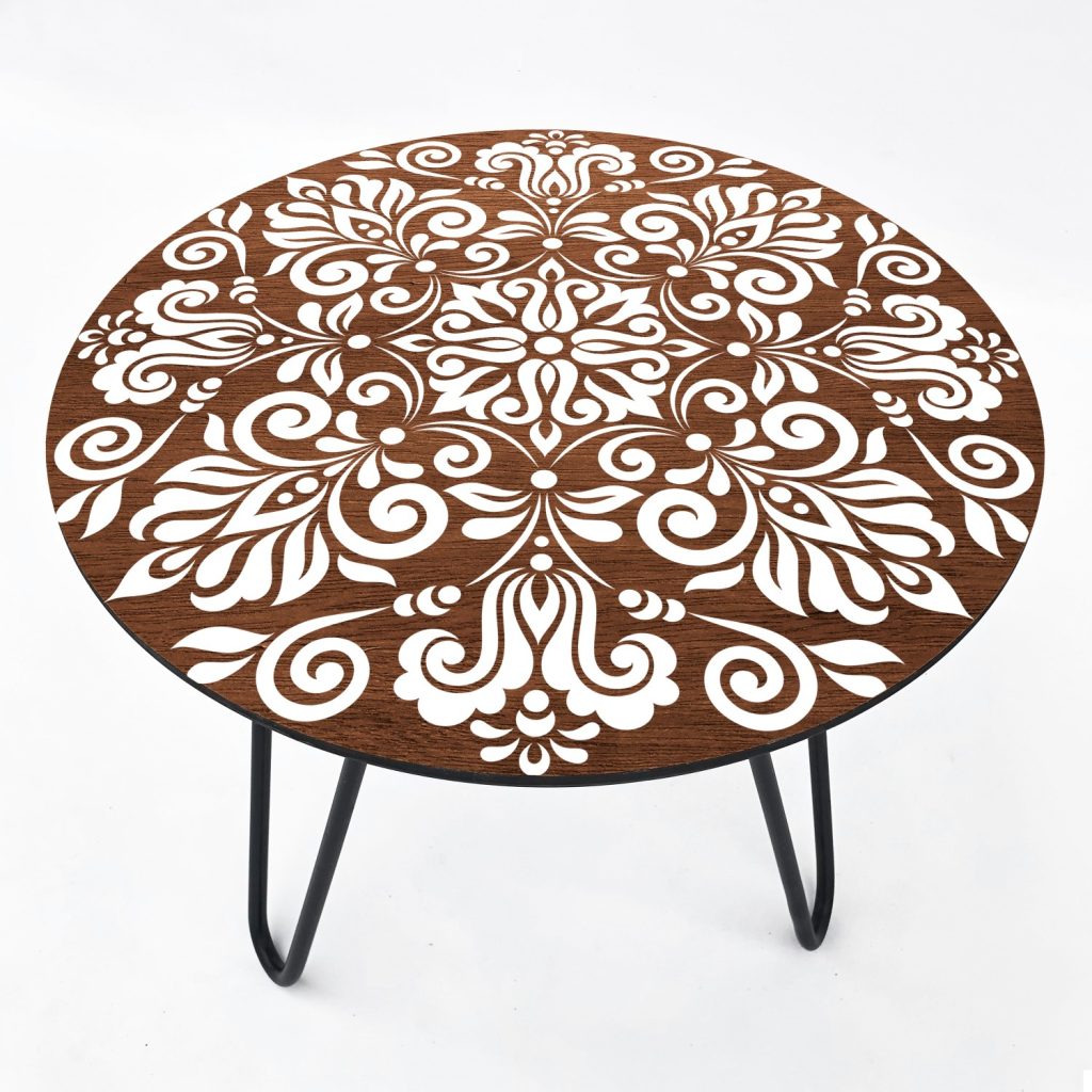 Rising Posy Circulus Oak Walnut Essence Table - Artistic Furniture ...