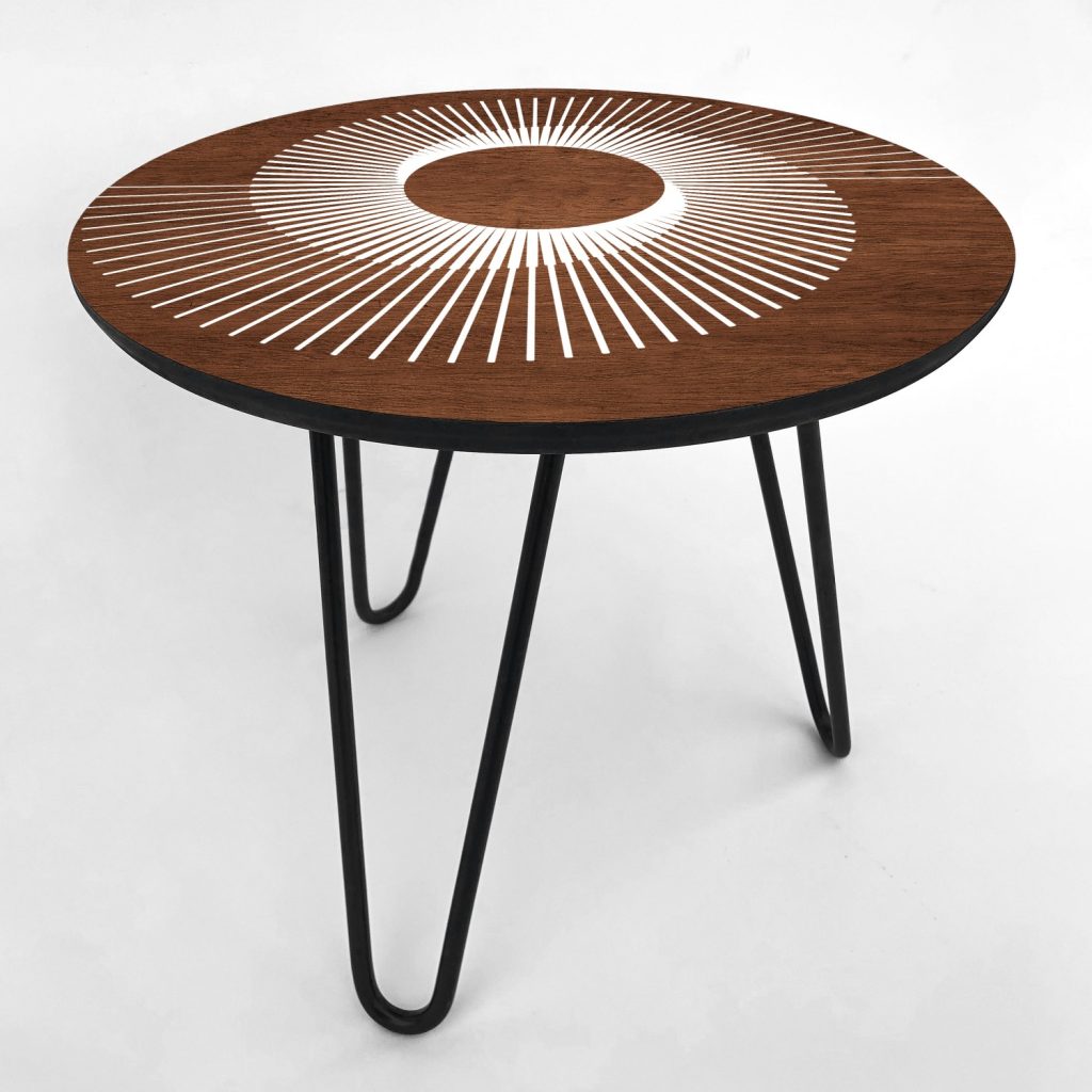 Deep Confrontation Circulus Oak Walnut Essence Table - Artistic ...