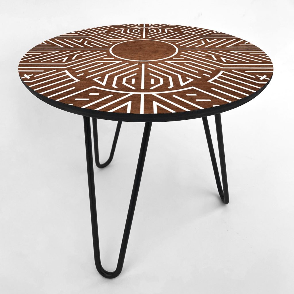 Africus Code Circulus Oak Walnut Essence Table - Artistic Furniture ...