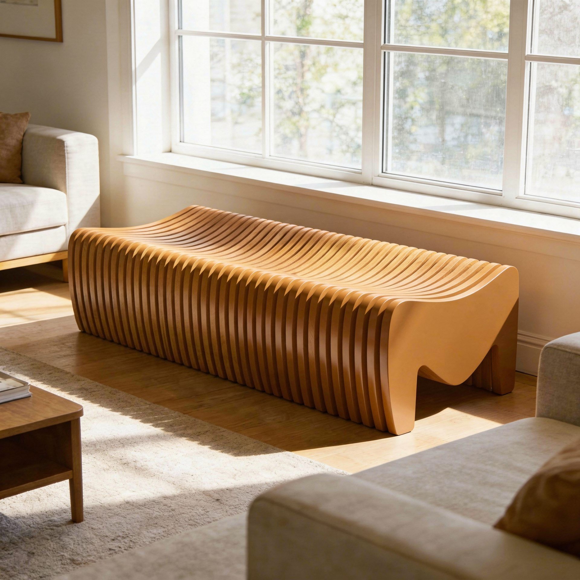 Flow Curve Bench – Parametric Style - Artistic Furniture, Real ...